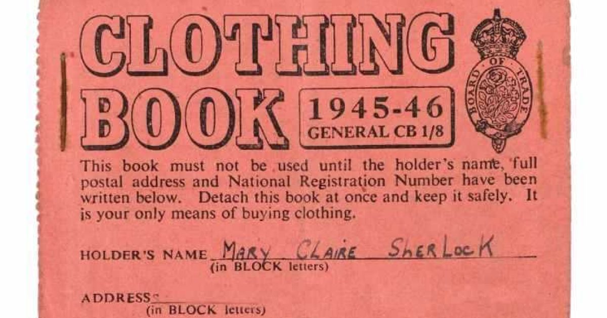 Clothing Rationing